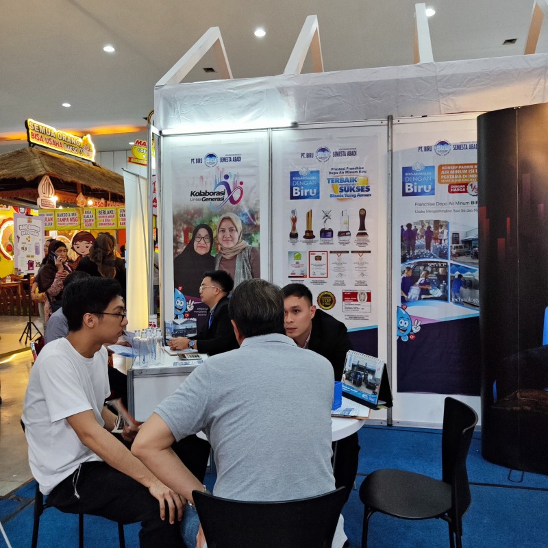 AIR MINUM BIRU TAK LEKANG OLEH WAKTU - IFBC Expo